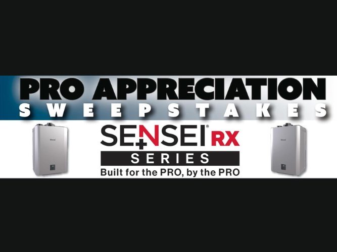 Rinnai Launches PRO APPRECIATION Sweepstakes | phcppros